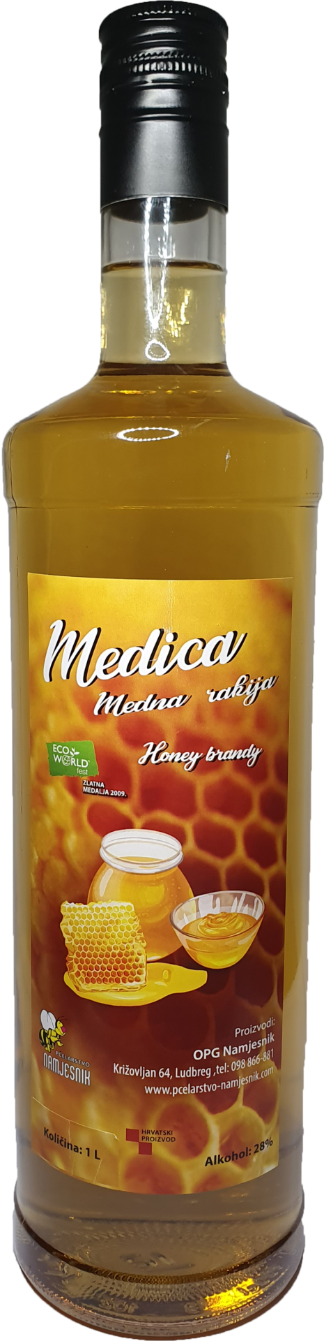 Medna rakija - Pčelarstvo Namjesnik